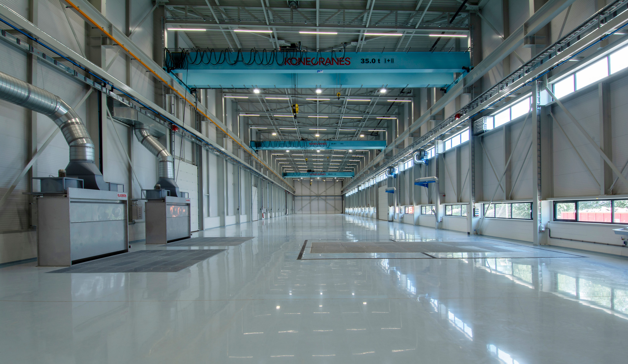 Construction of Giken Europe's new factory and office building ...