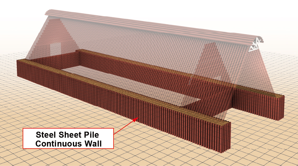 World’s First Steel Sheet Pile-based Building Structures | GIKEN LTD.