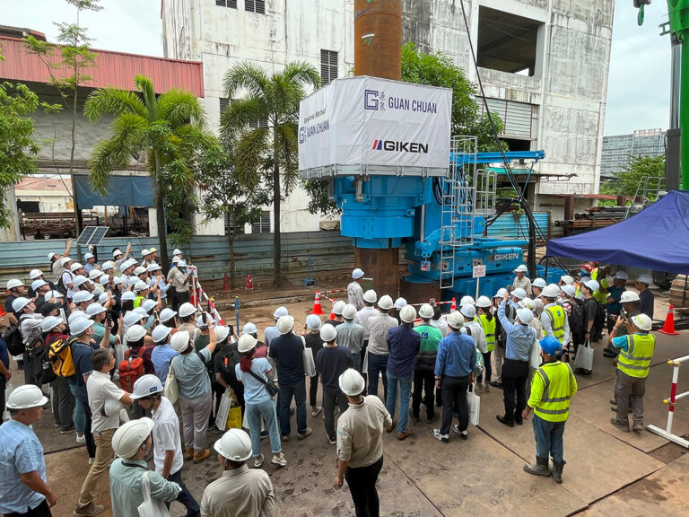 First Delivery of GYRO PILER™ to Southeast Asia | GIKEN LTD.