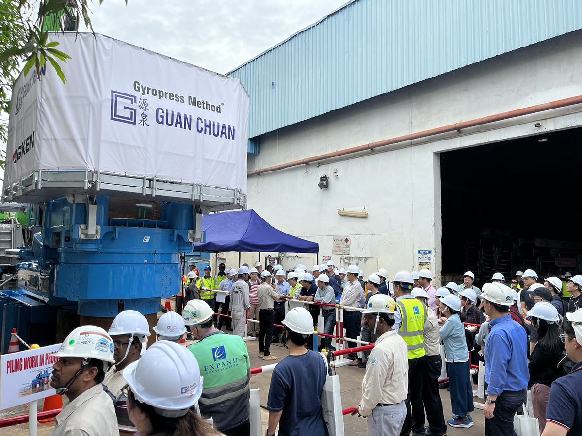First Delivery of GYRO PILER™ to Southeast Asia | GIKEN LTD.