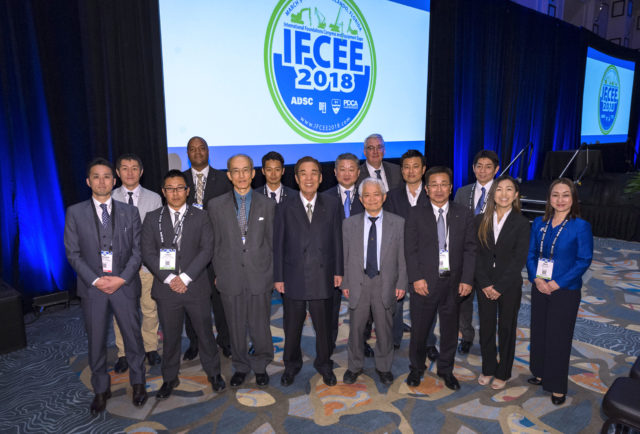 The Ceremony of the 2018 Ben C. Gerwick Award In Orlando Florida, USA ...