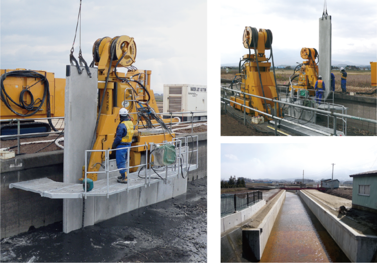 Concrete Sheet Pile Press-in Method | GIKEN LTD.