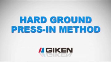 Hard Ground Press-in Method | GIKEN LTD.